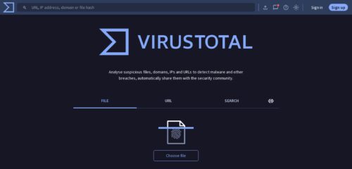 Отчет о проверке сайта virustotal.com